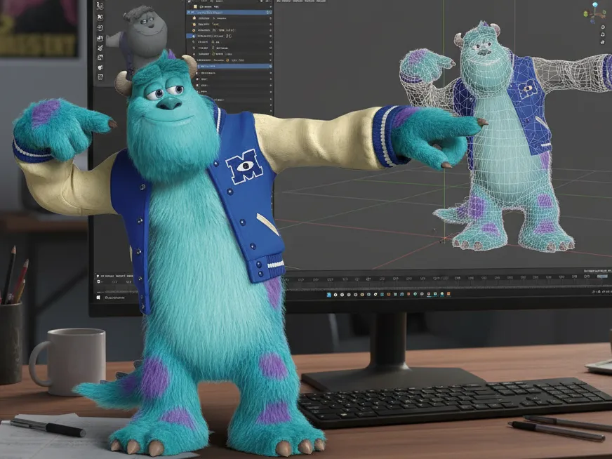 James Sullivan from Monster Inc. - Free 3D Print Model - MakerWorld