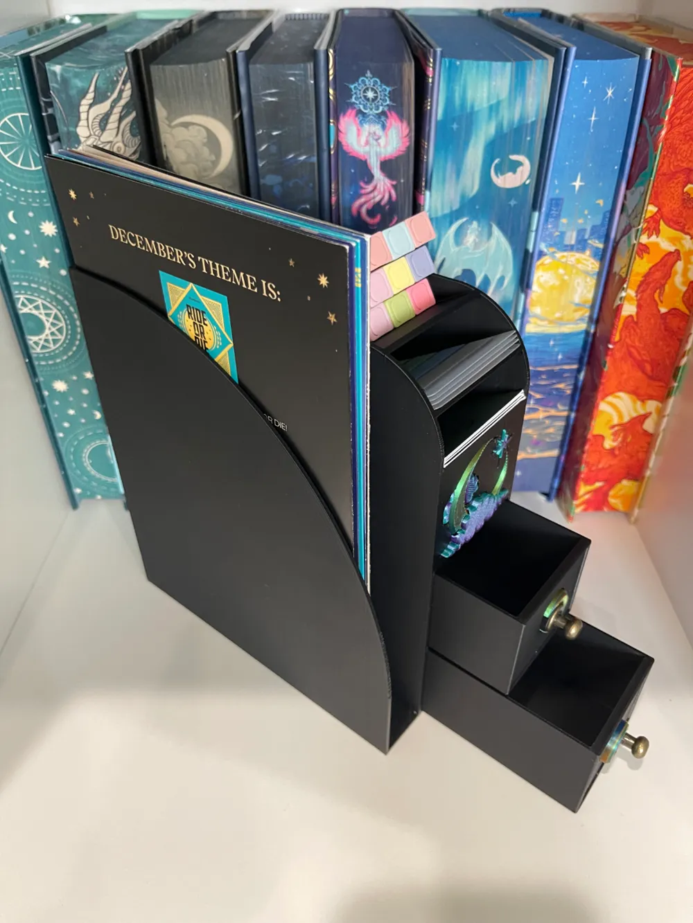 Bookshelf Annotation Organizer Booknook - Free 3D Print Model - MakerWorld