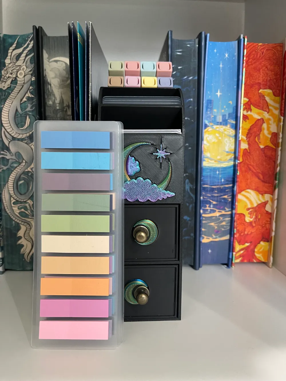 Bookshelf Annotation Organizer Booknook - Free 3D Print Model - MakerWorld