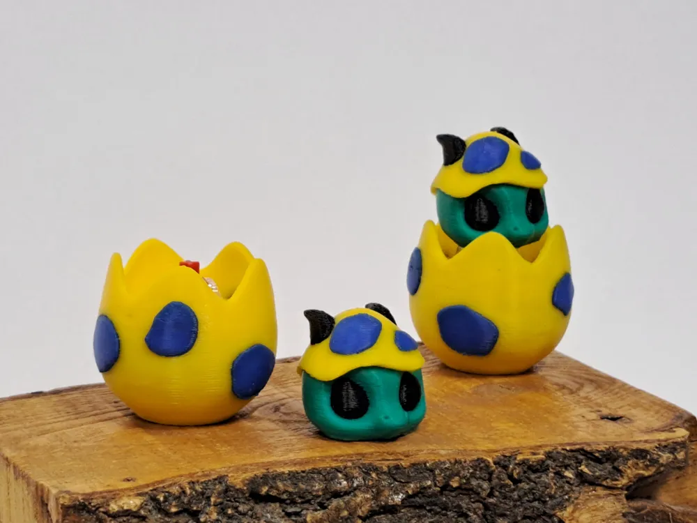 Cute Dragon Clicker Fidget - Free 3D Print Model - MakerWorld