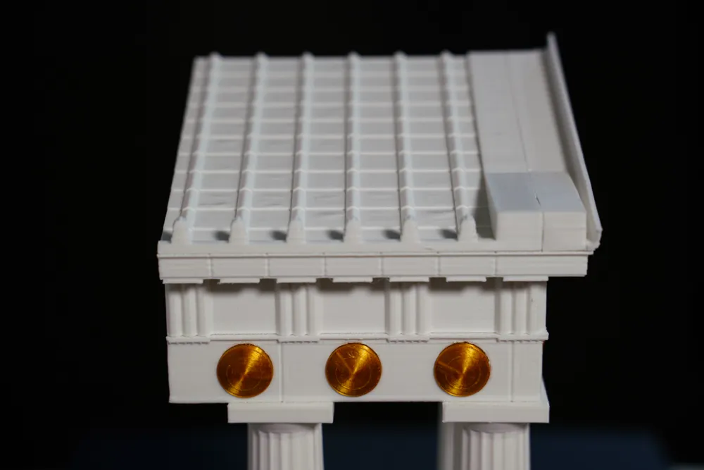 The Parthenon - Corner Section 1:100 scale model by beiherhund - MakerWorld