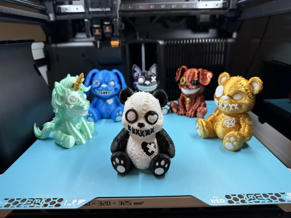 Horror Panda – Broken Heart - Free 3D Print Model - MakerWorld