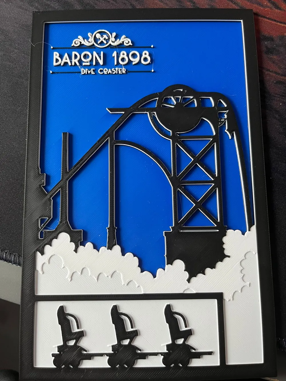Silhouette Frame of Baron 1898 from the Efteling by FaJoBa MakerWorld ...