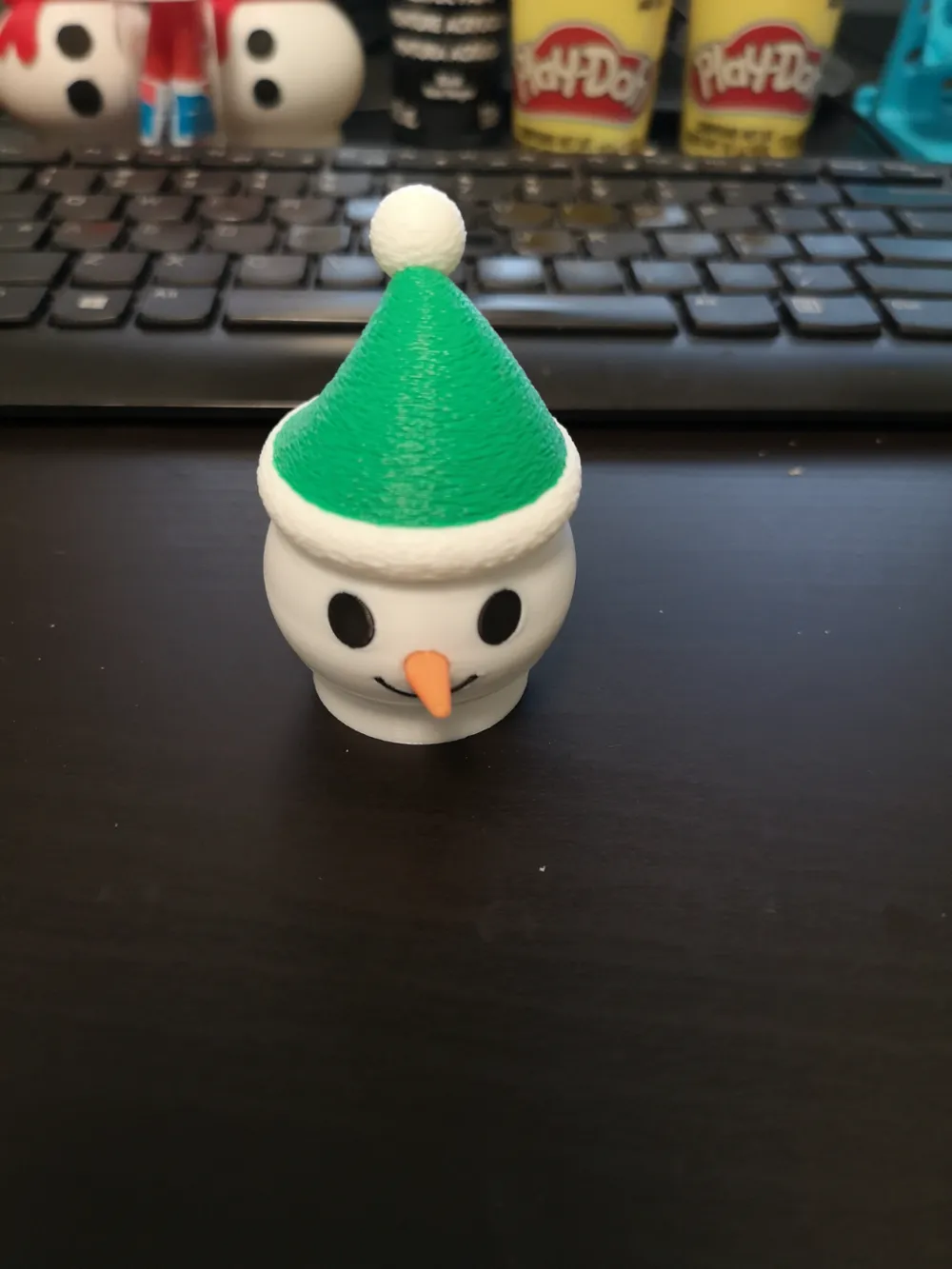 Cute roly-poly snowman(AMS VERSION) by EZWorld - MakerWorld