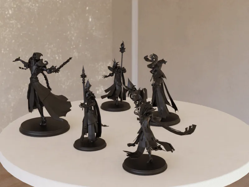 Karthus Collezione Low Poly - League of Legends - Modello di stampa 3D ...