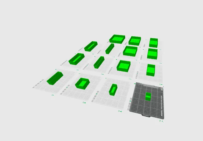 Gridfinity box wall 1.5mm 1x1 - 5x5 2U - 8U size - Free 3D Print Model ...