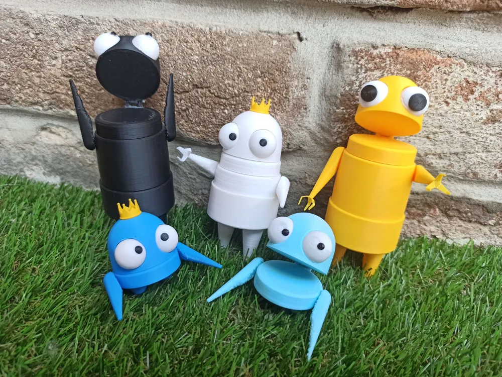 R. E. P. O. character (Semibot) tumble Q by Inv4d3r MakerWorld ...