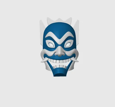 Blue Spirit Mask - Avatar The Last Airbender by 3DMN - MakerWorld