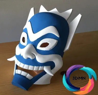 Blue Spirit Mask - Avatar The Last Airbender - Free 3D Print Model ...