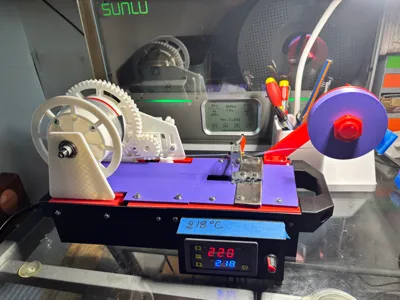 Spool for Compact PET Filament Machine by FreeWorldGreg MakerWorld ...