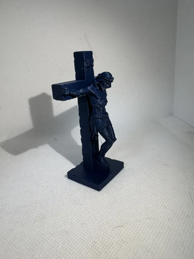Jesus on the cross - Free 3D Print Model - MakerWorld