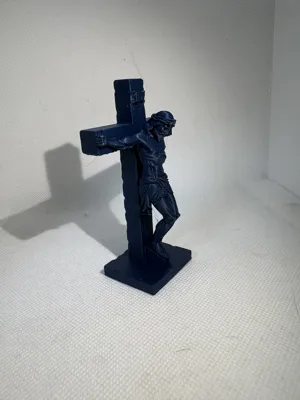 Jesus on the cross - Free 3D Print Model - MakerWorld