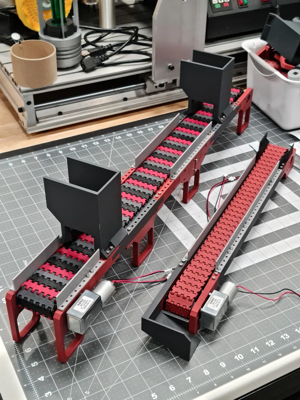 Sistema transportador de deshechos Parte 1 - Modelo de impresión 3D ...