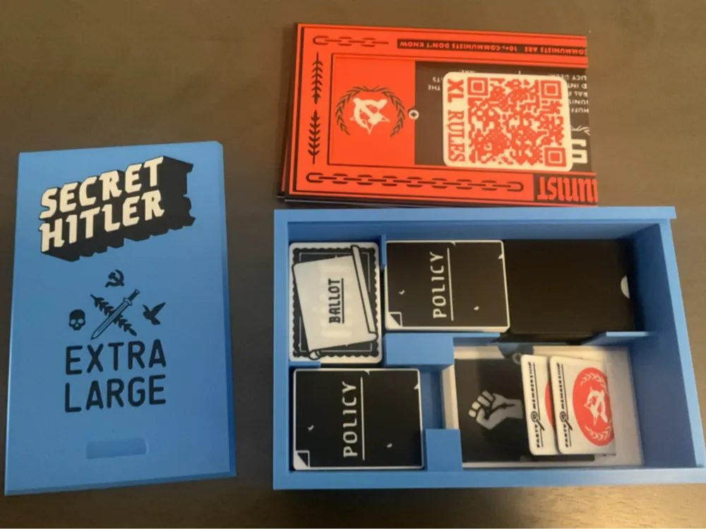 Ultimate Secret Hitler XL - 100% Printed - 4 Color - Free 3D Print ...
