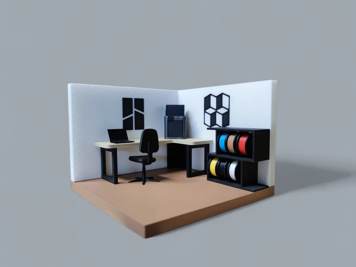3D Printed Diorama – 3D Printing Lab Bambu Lab - Free 3D Print Model ...