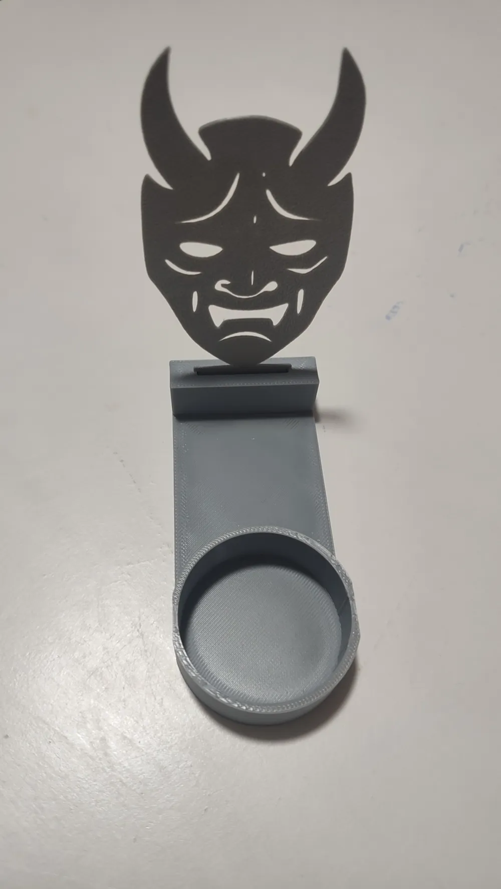 Shadow Art - Oni Mask - Free 3D Print Model - MakerWorld
