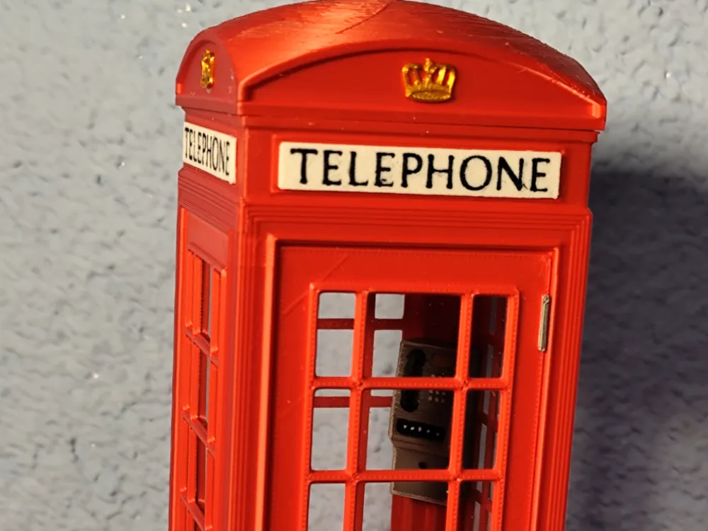 London Phone by iSolid Remixed by HaPeHu MakerWorld: Download Free 3D ...