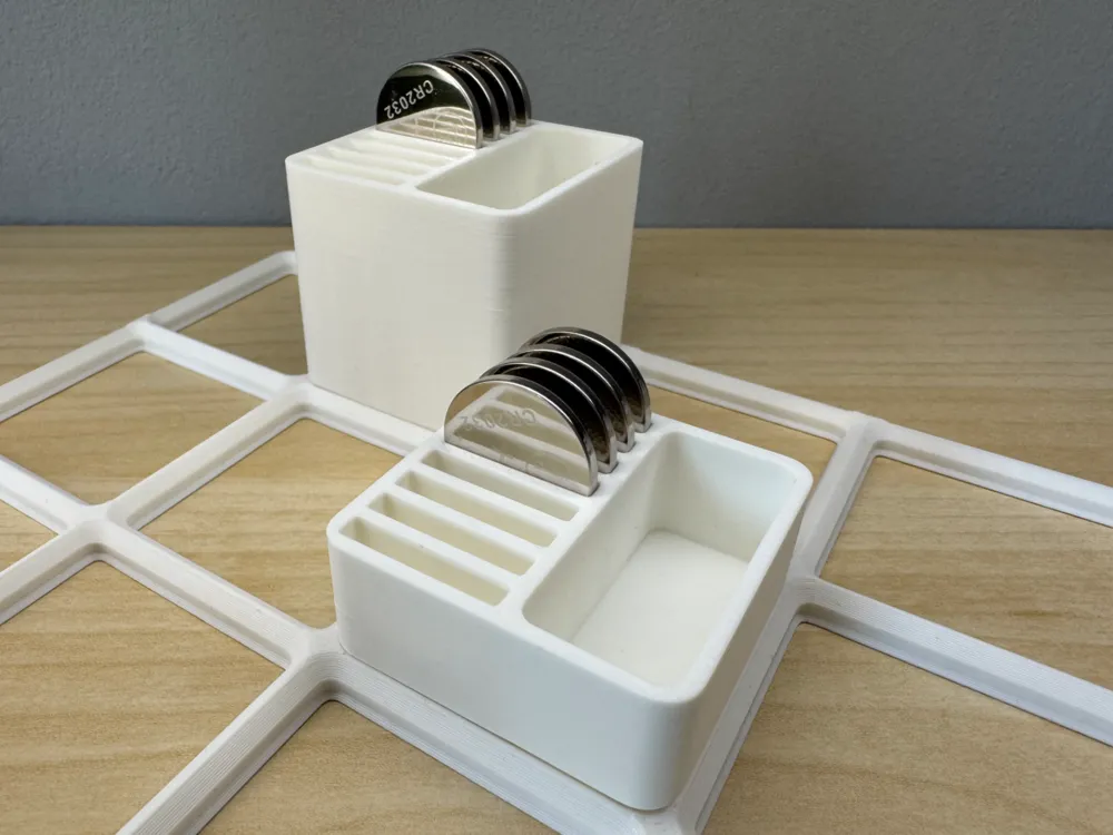 Gridfinity CR2032 Battery Holder by Lukas - MakerWorld