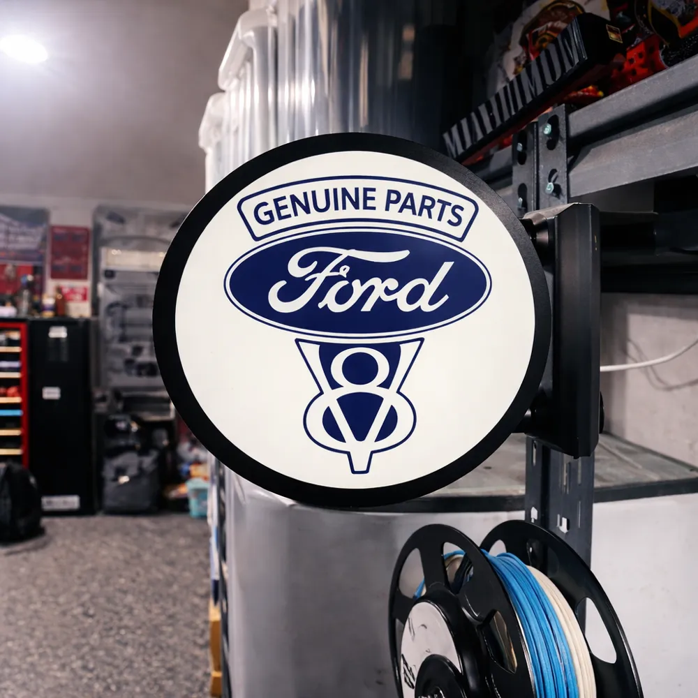 Ford Genuine Parts Pub Sign 2-Sided - Free 3D Print Model - MakerWorld