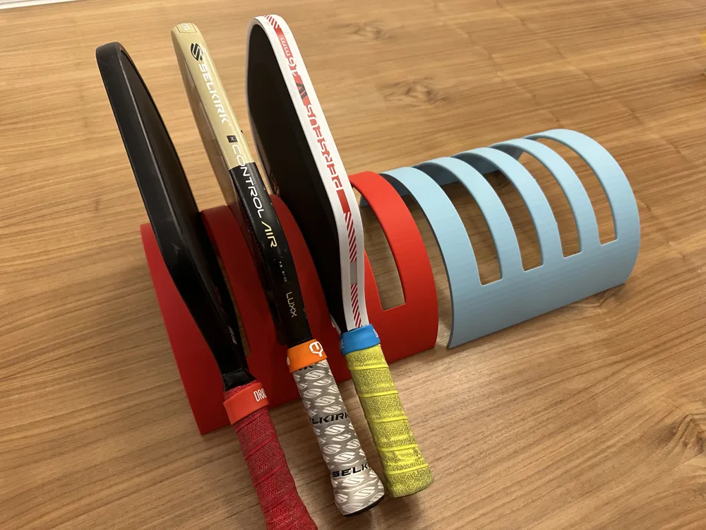 Pickleball Table Top Paddle Holder 4 - Next Up by Dante Lorenso ...