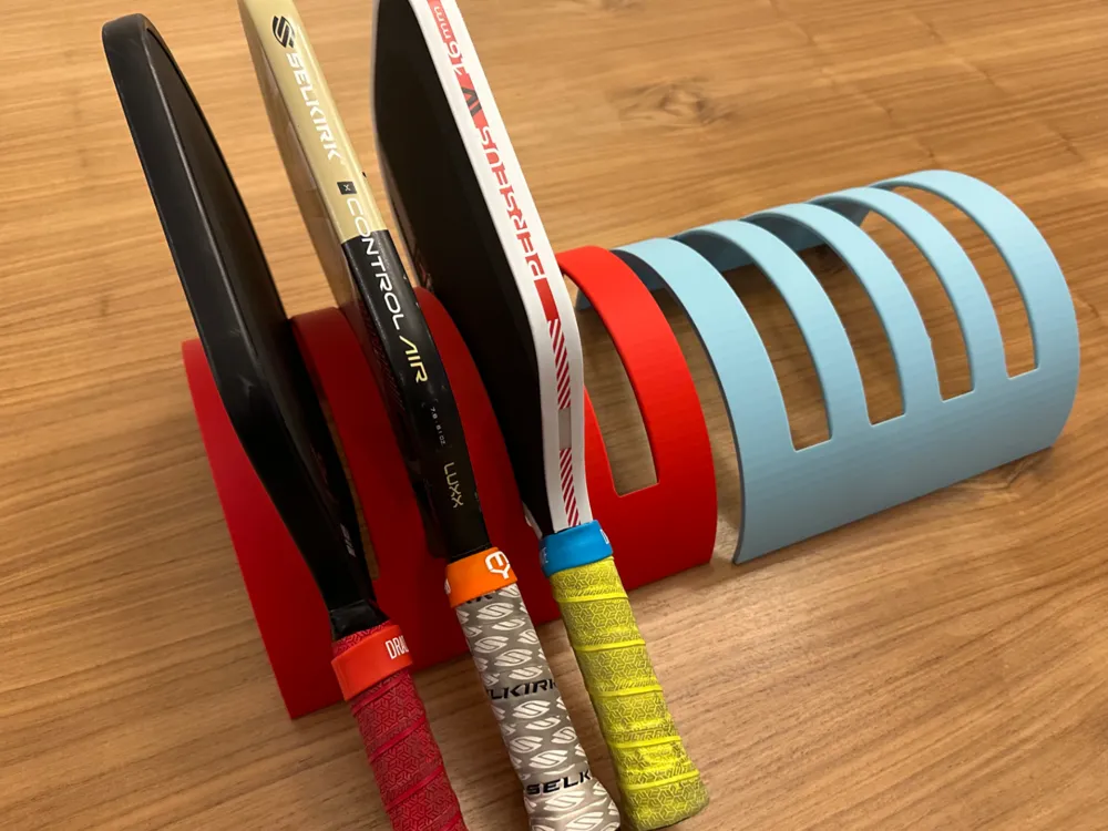 Pickleball Table Top Paddle Holder 4 - Next Up by Dante Lorenso ...