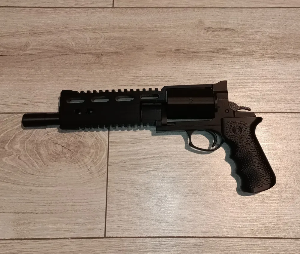 Russian RSh-12 assault revolver escape from tarkov - Free 3D Print ...