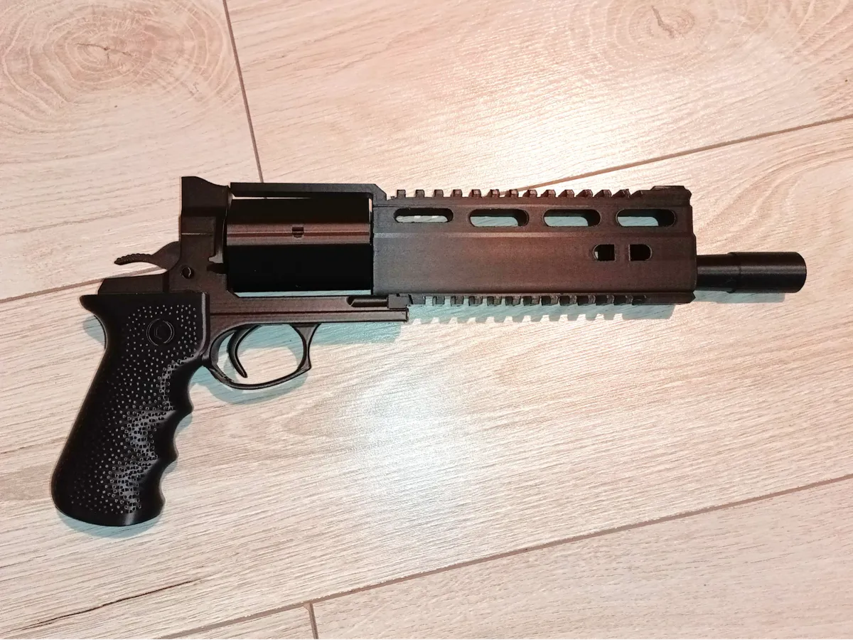 Russian RSh-12 assault revolver escape from tarkov - Free 3D Print ...