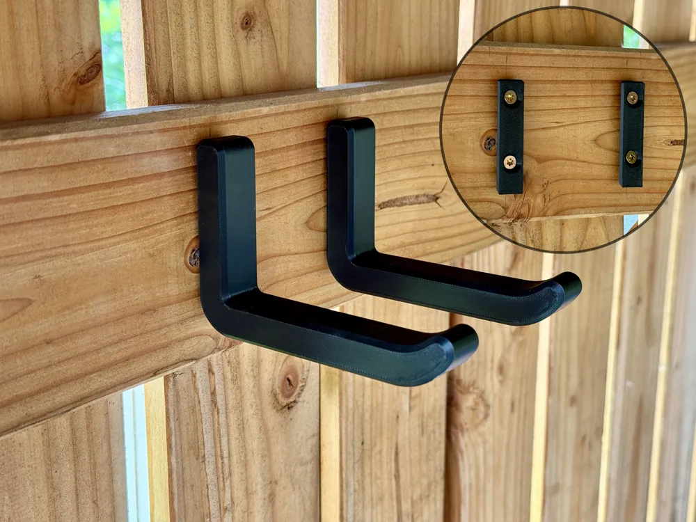 Wall hook for clothes, caps, bags, garden tools... - Free 3D Print ...