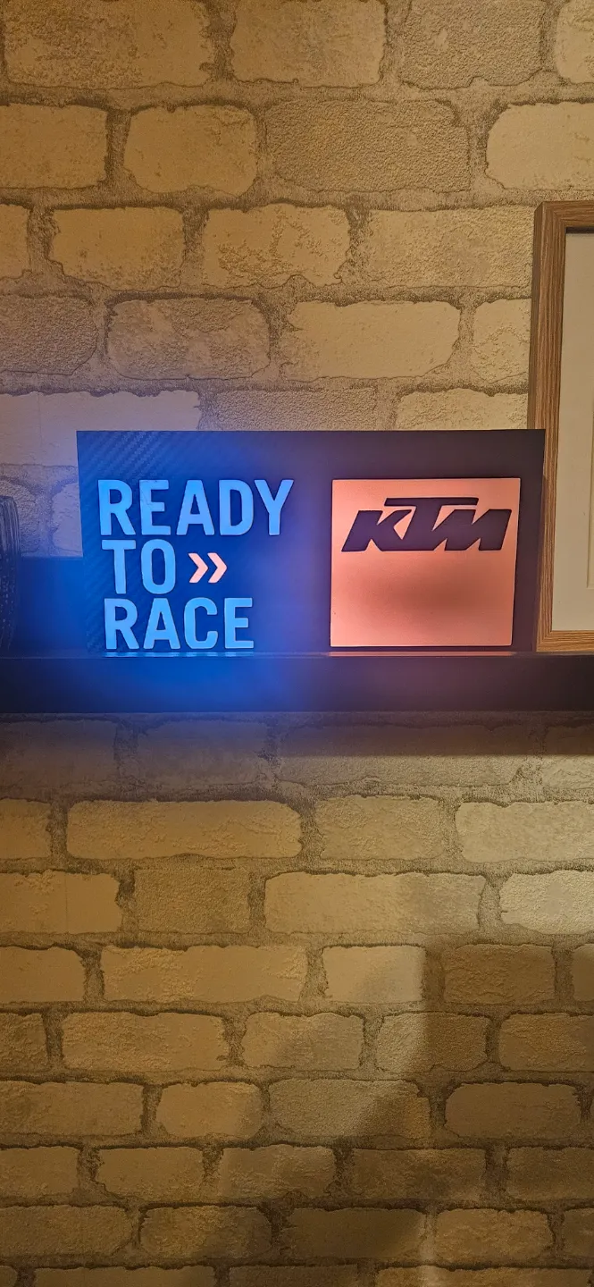 KTM Ready to Race LED Lampe by Ellec97 - MakerWorld
