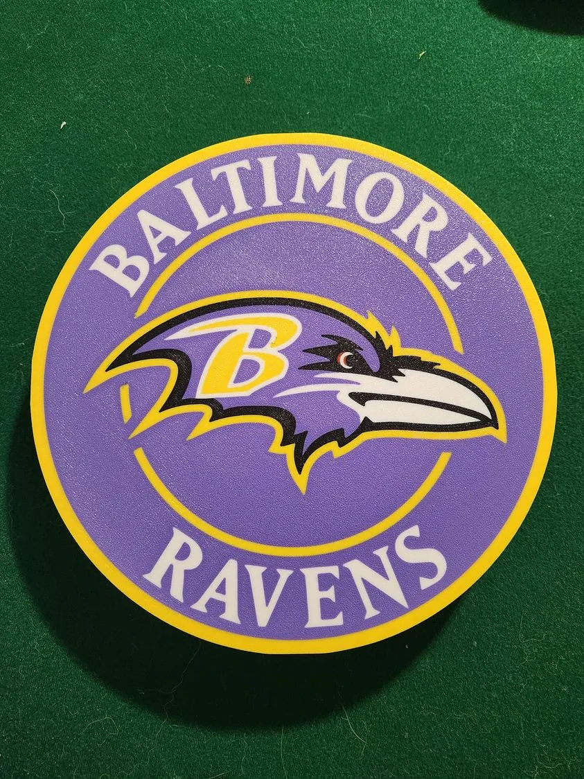 Baltimore Ravens light box by Bromigo77 - MakerWorld