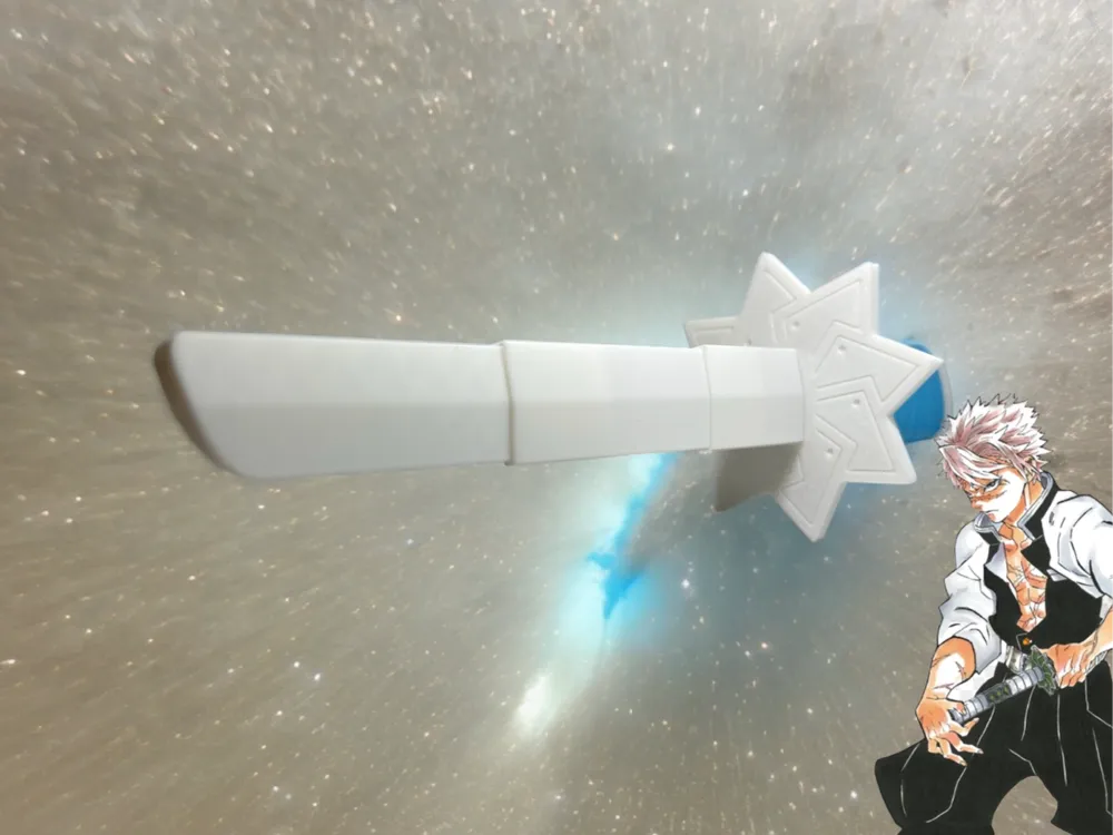 Sanemi Shinazugawa Samurai Sword mini by ricky - MakerWorld