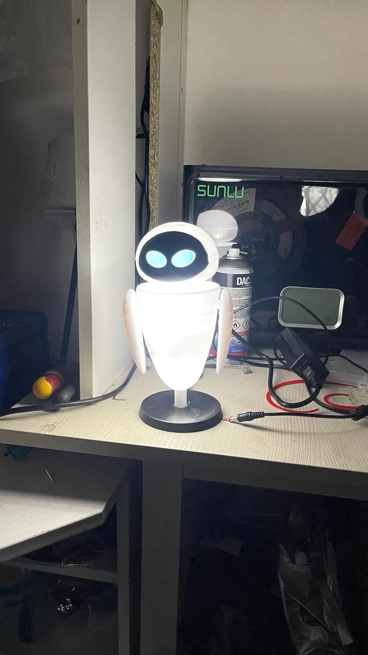 EVE Figure Wall-e led lamp by Tala16 - MakerWorld