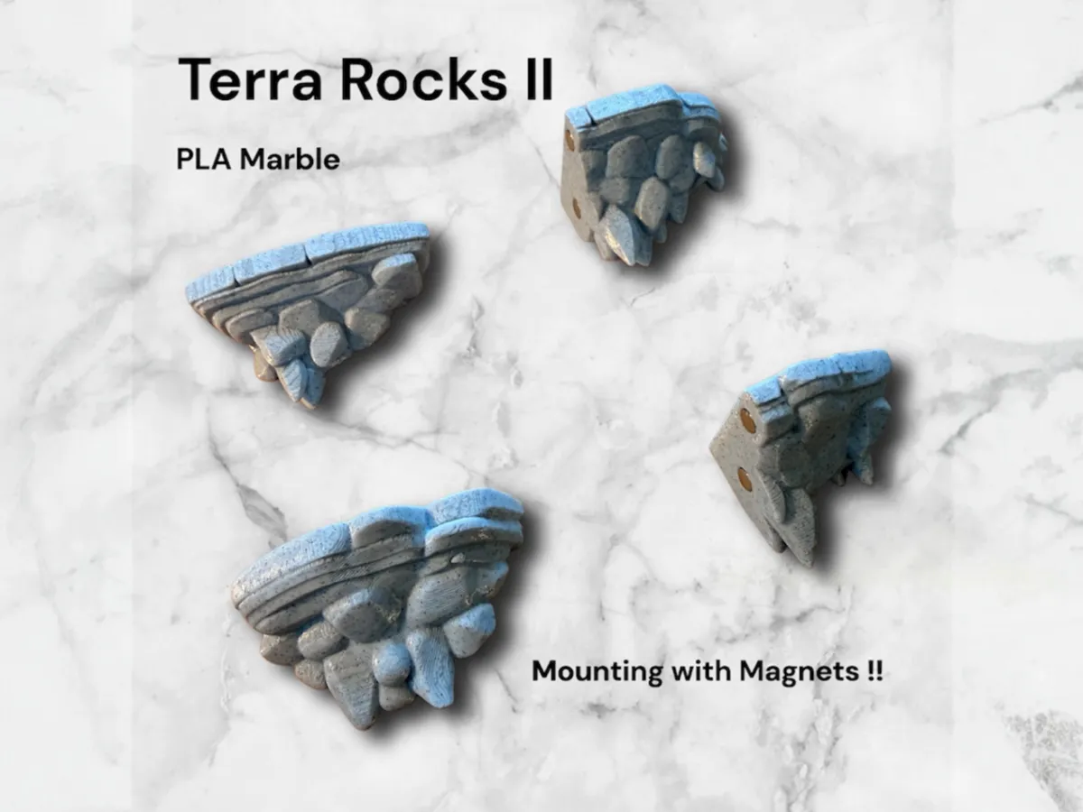 Terra Rocks II – com Módulos de Canto - Modelo gratuito para impressão ...