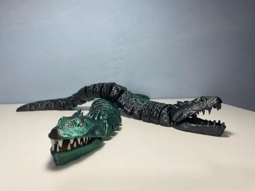 Flexi Basilisk by Big Simi MakerWorld: Download Free 3D Models