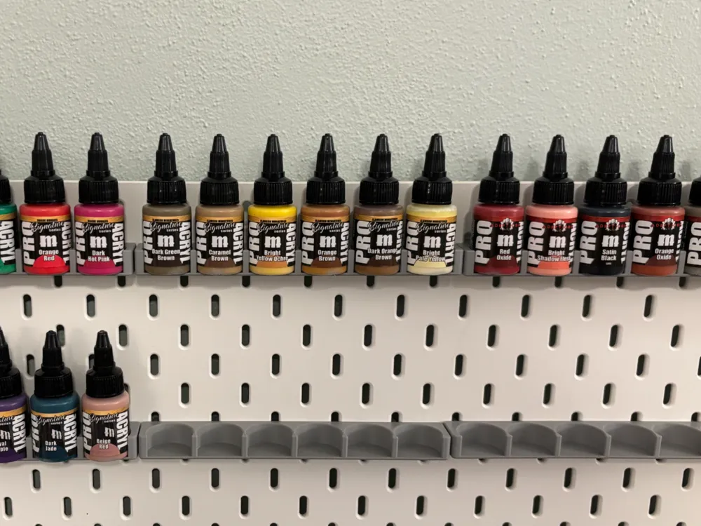Pro Acryl Ikea Skadis Rack - Hold 6x 30mm bases by iglord MakerWorld ...