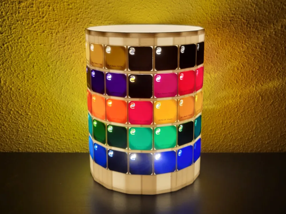 LED Lamp 001 for Bambu Lab filament samples by Luckyfer MakerWorld ...