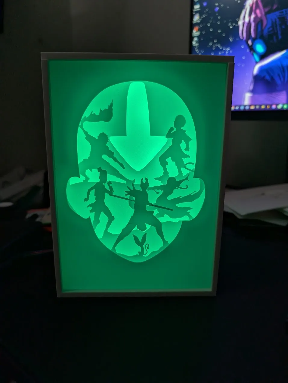 Avatar the Last Airbender Shadow Lamp Box by bigant262MakerWorld ...