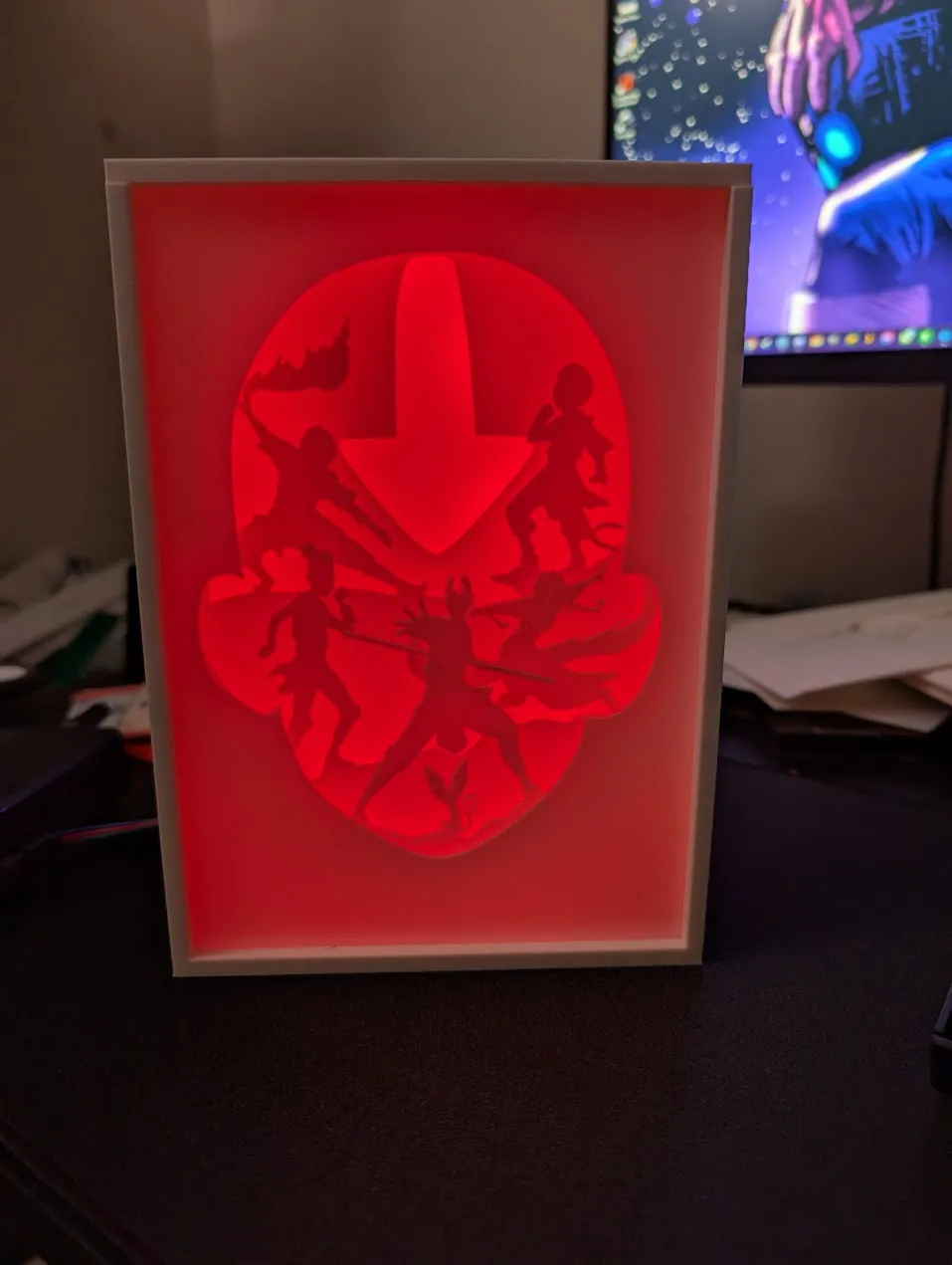 Avatar the Last Airbender Shadow Lamp Box by bigant262MakerWorld ...