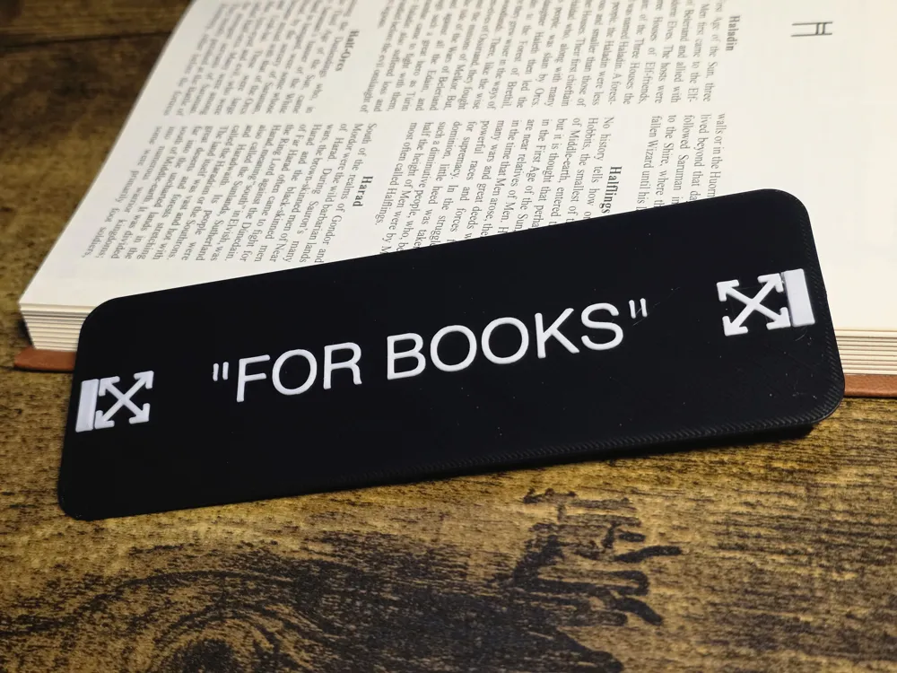Off White Bookmark Set - Free 3D Print Model - MakerWorld