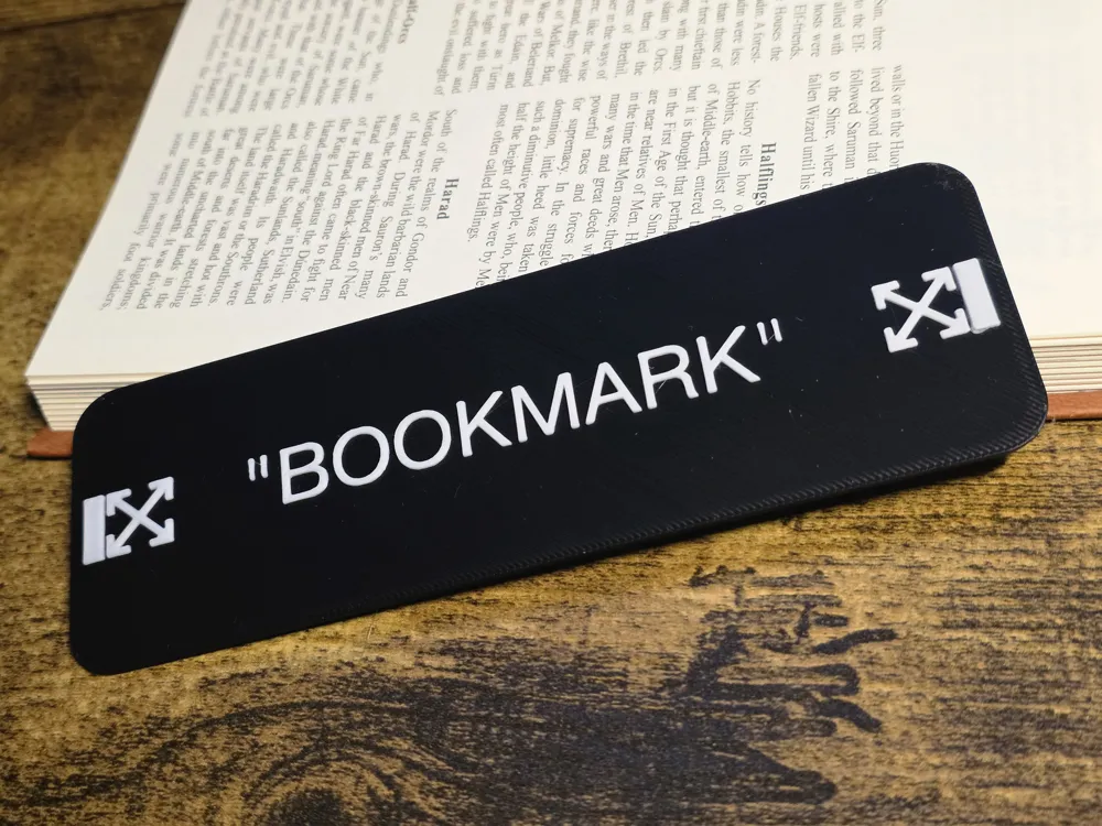 Off White Bookmark Set - Free 3D Print Model - MakerWorld