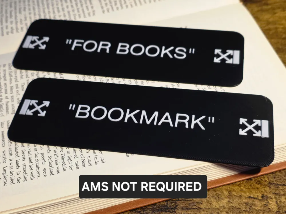 Off White Bookmark Set - Free 3D Print Model - MakerWorld