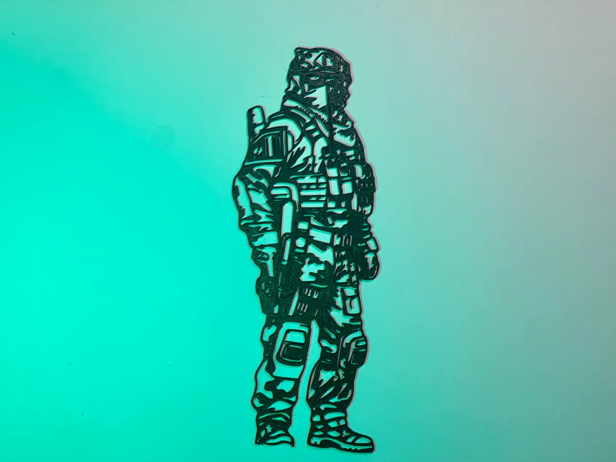 Agent KSK CSGO/CS2 Wall Art - Free 3D Print Model - MakerWorld