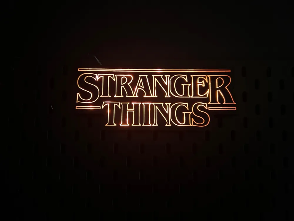 Stranger Things sign, lightbox by RetroForma MakerWorld: Download Free ...