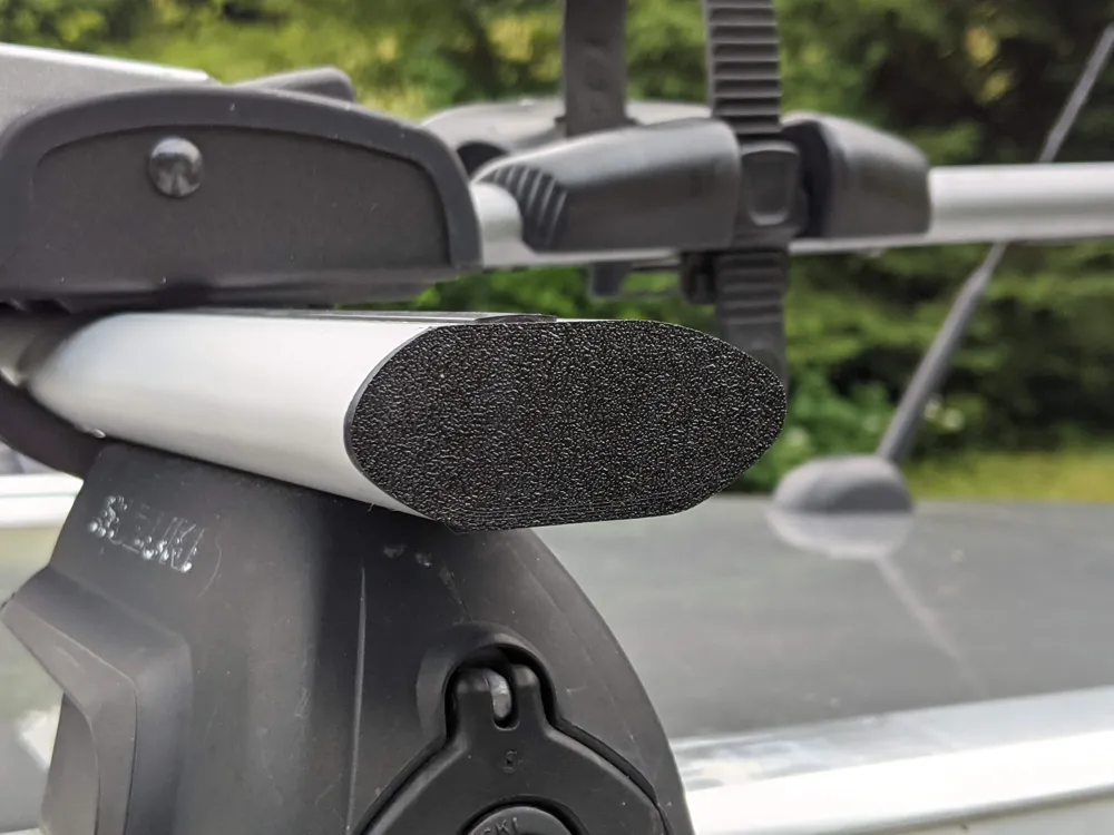 Roof rack bar end caps set - Free 3D Print Model - MakerWorld