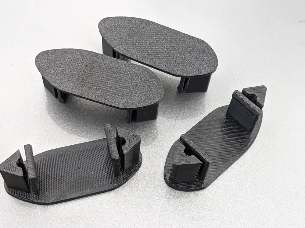 Roof rack bar end caps set - Free 3D Print Model - MakerWorld