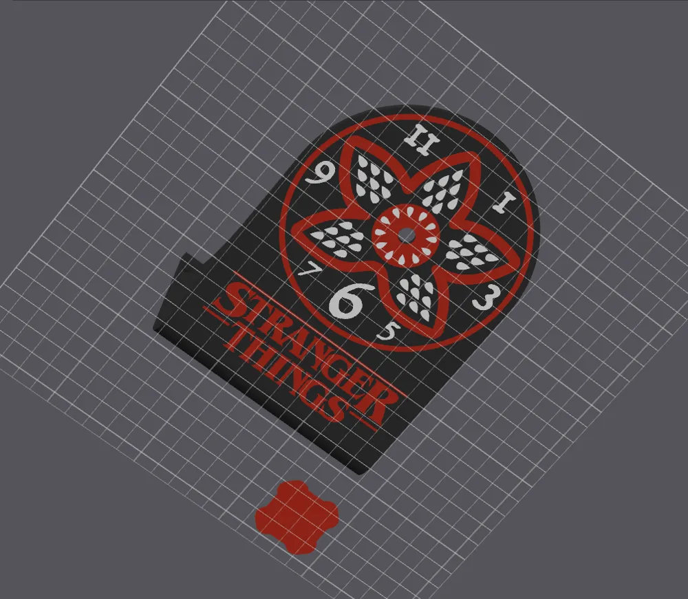 Stranger Things Demogorgon Clock by Aleksandr MakerWorld: Download Free ...