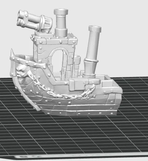 Pirate boat benchy with supports by Umberto MakerWorld: Download Free ...