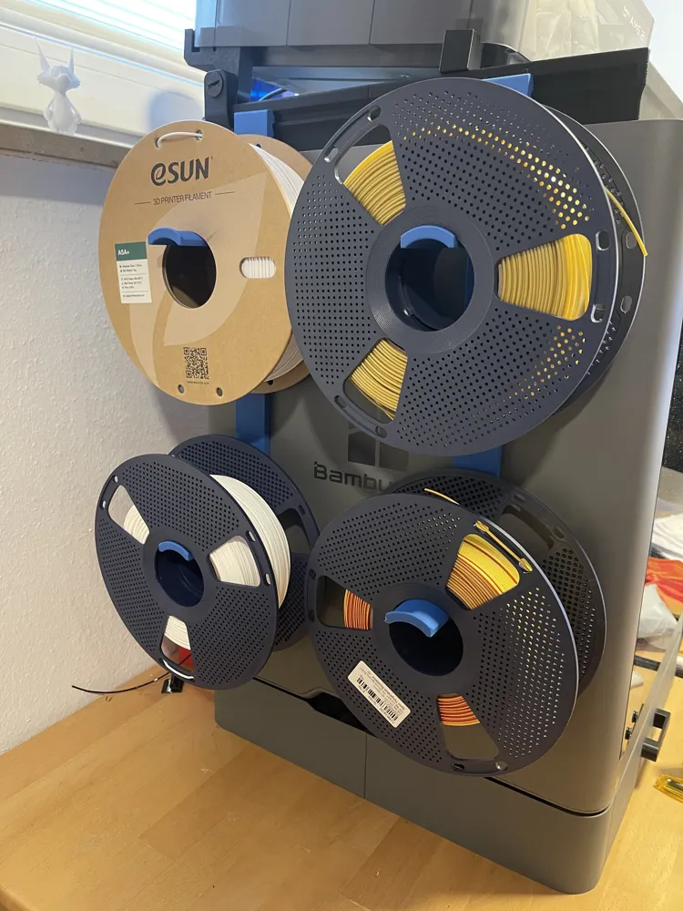 P1S, P2S, X1C Spool Holder for Riser by Sanja3D - Free 3D Print Model ...