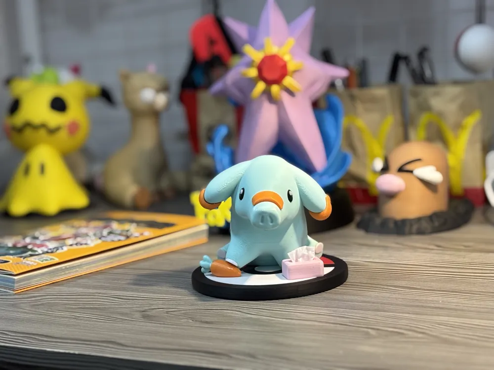 Kleiner Elefant Karotte-Taschentuchhalter tolles Themenszenenmodell ...