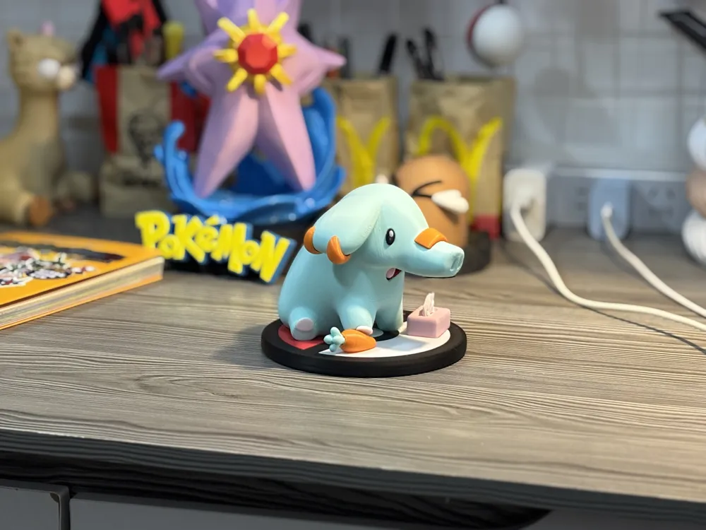 Kleiner Elefant Karotte-Taschentuchhalter tolles Themenszenenmodell ...